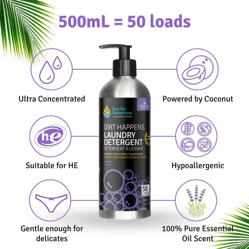 Liquid Laundry, 8x Concentrated, Lavender - Live for Tomorrow